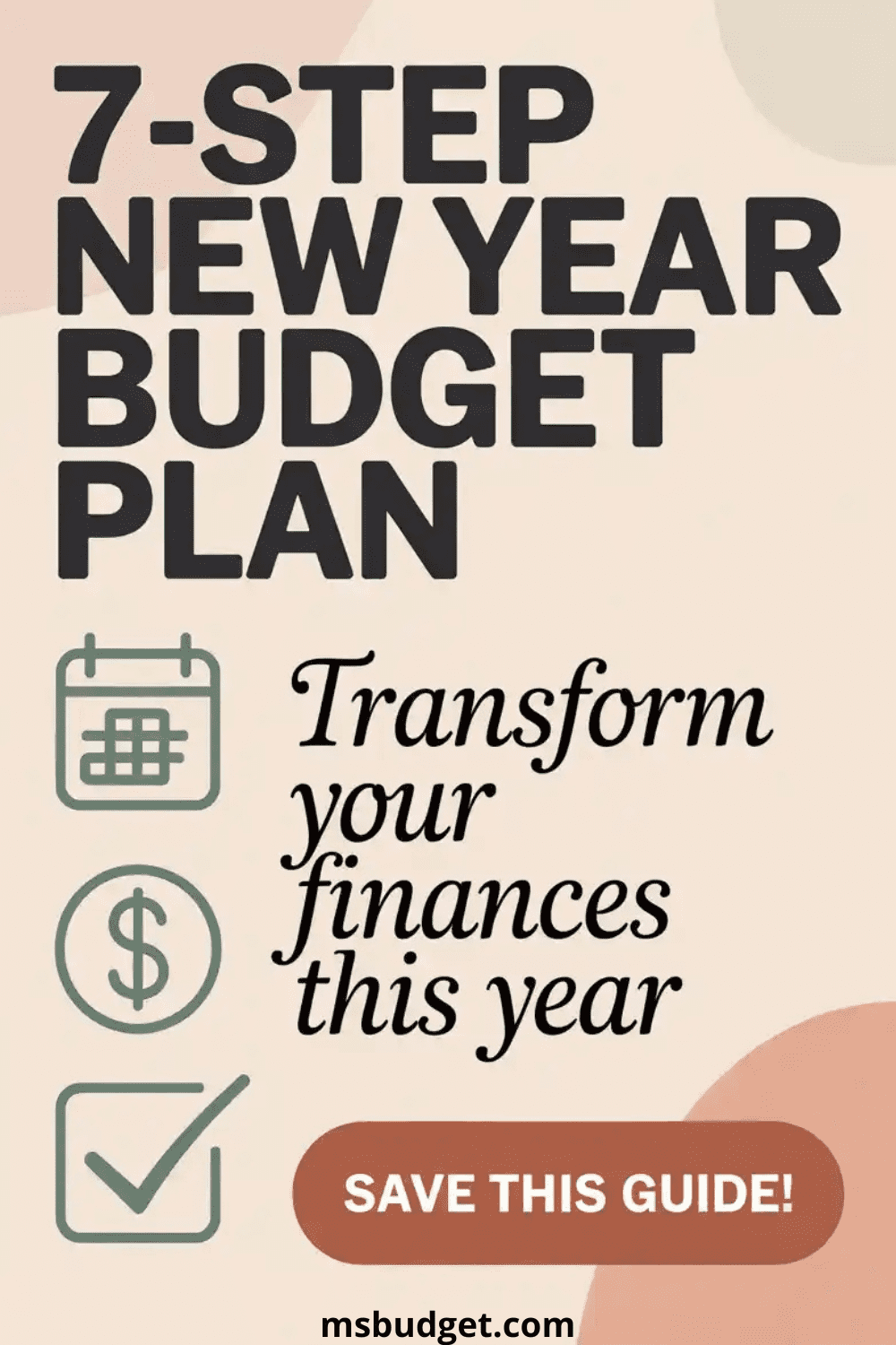 New Year Budget Plan: 7 Steps to Stick to Money Goals 2026