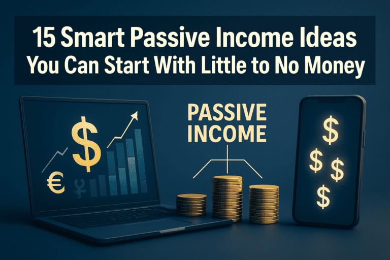 15 Smart Passive Income Ideas to Start in 2025 (No Money)