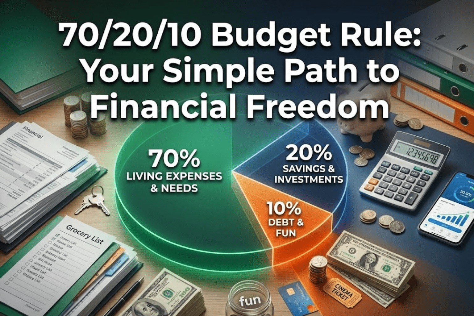 The 70/20/10 Budget Rule Explained: A Beginner’s Guide to Smart Money ...